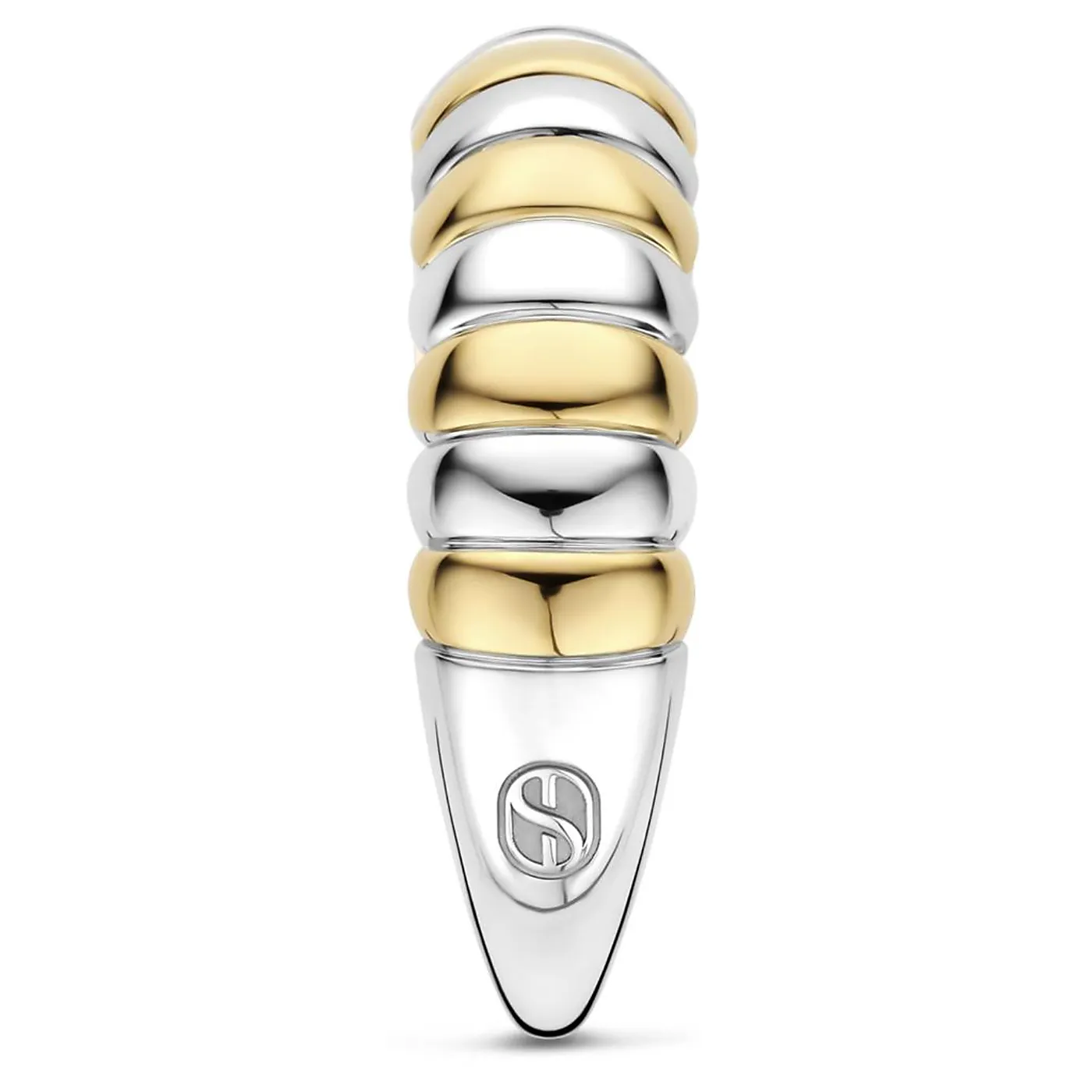 Ring i 925 flerfarget sølv med zirkonia | Gullfunn